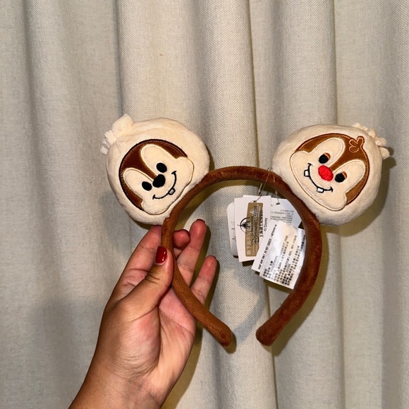 Disney | Accessories | Chip And Dale Dumpling Ears Shanghai Disneyland ...